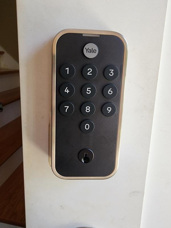 Yale Code Black Suede Electronic Deadbolt with Keypad YED210-NR-BSP at ...
