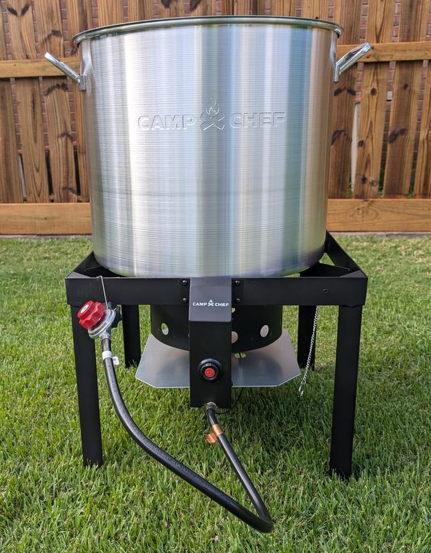 Camp Chef 80-qt Boil Pot with 1 -Burner Propane Electronic Stainless ...