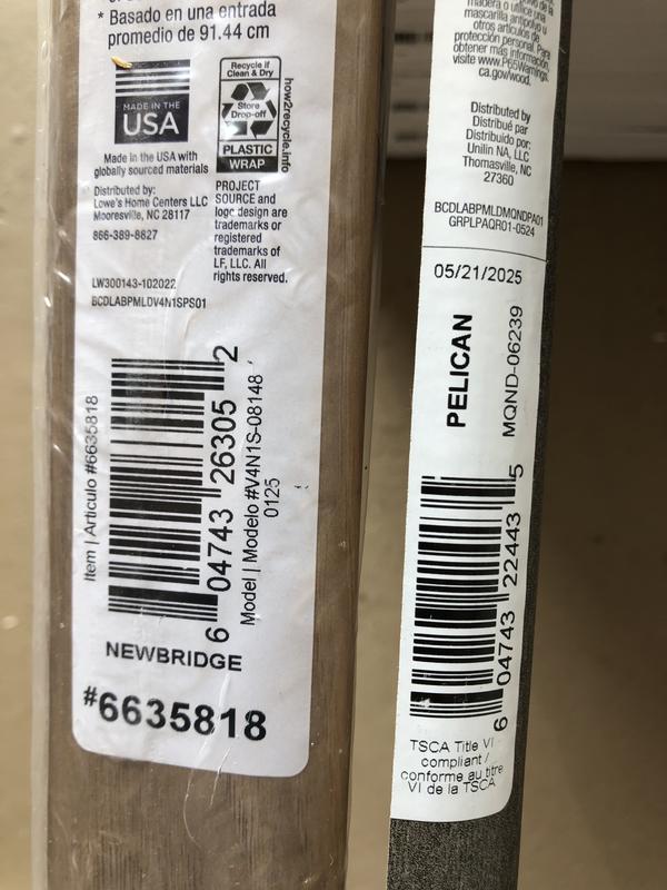 Project Source Newbridge 1/4-in T x 2-in W x 78.7-in L Prefinished ...