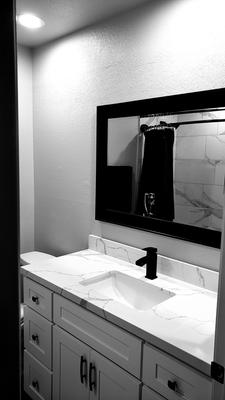 Pfister Kenzo Black Single hole 1-handle WaterSense Low-arc Residential ...