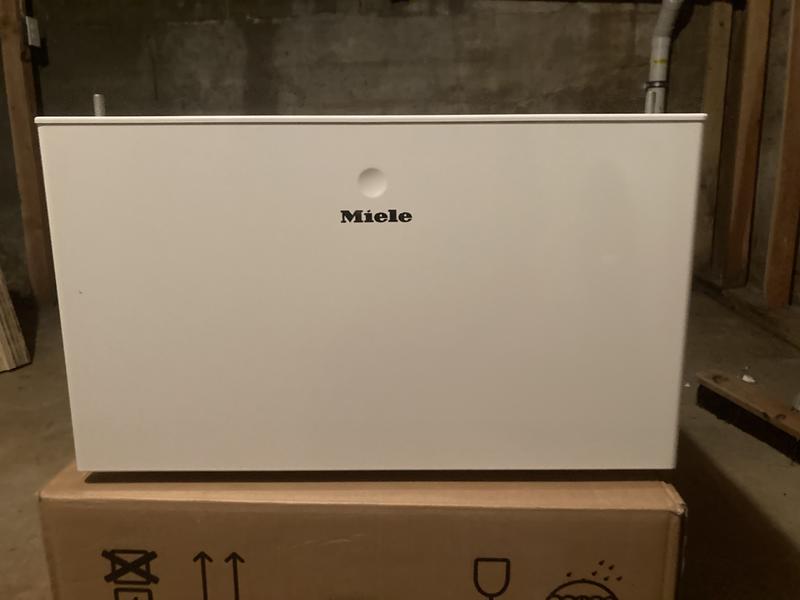 Miele Universal Laundry Pedestal (Lotus White) with Storage Drawer WTS ...