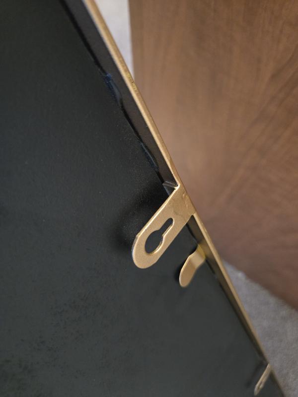 Keonjinn 20-in W x 30-in H Rectangle Distressed Gold Framed Wall Mirror ...