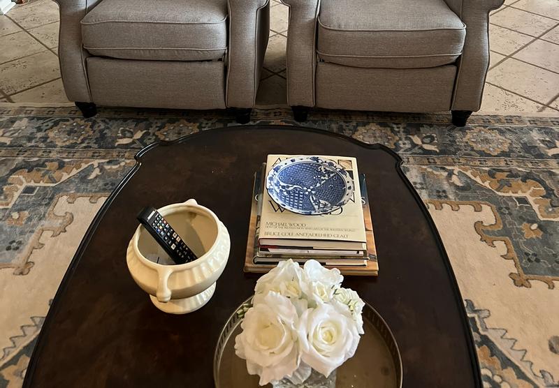 allen + roth with STAINMASTER Avery Blue 2 X 4 (ft) Blue Indoor ...