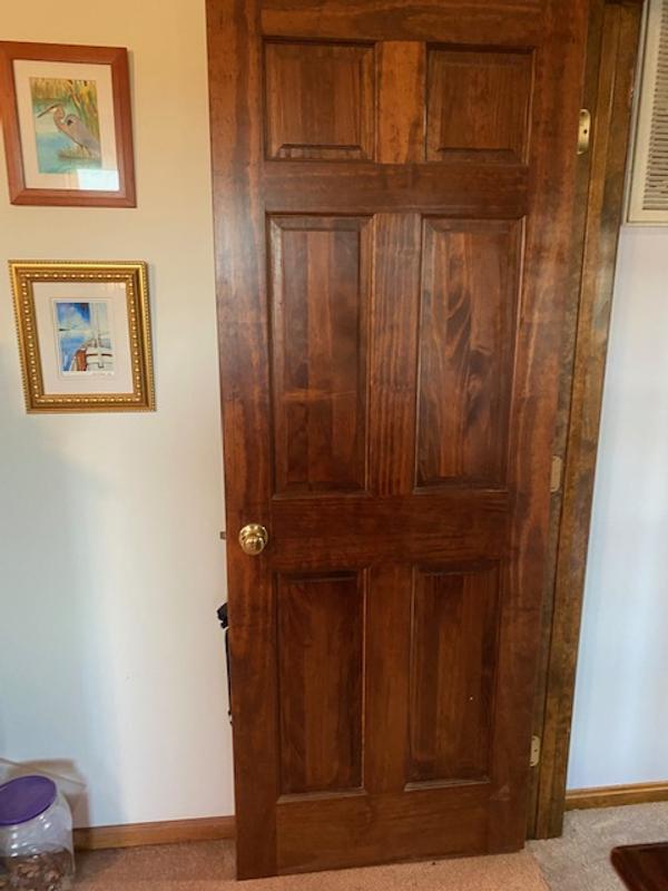 RELIABILT Slab Doors 32-in x 80-in Natural 6-panel Solid core ...