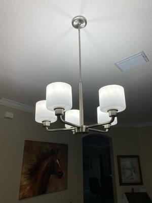 Generation Lighting Canfield 3-Light Bronze Transitional Chandelier ...