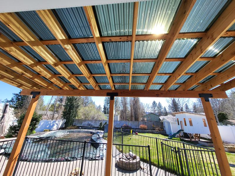 AmeriLux International CoverLite 2.16-ft x 8-ft Corrugated Clear ...