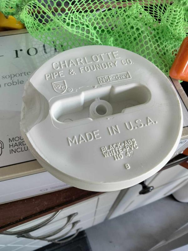 Charlotte Pipe 4-in PVC DWV Cleanout Plug with Male and Hub Connections ...