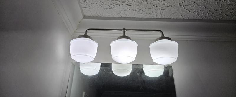Minka Lavery Cornwell 32-in 4-Light Brushed Nickel Led Modern ...