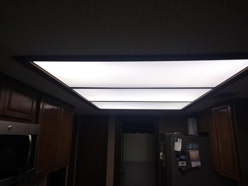 WYZM 12-Pack 4-ft x 2-ft Adjustable Daylight LED Panel Light 2X4-12PCS ...