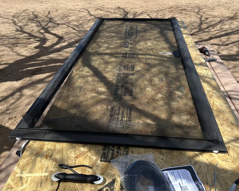 RITESCREEN Patio Doors Universal reversible Screen door 30-in x 80-in ...