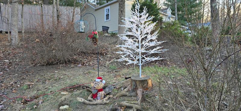 Holiday Living 18-in LED Rattan Fox Decoration LW24-YD39R1 at Lowes.com