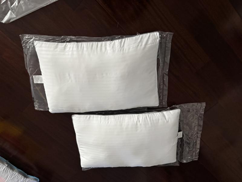 JEAREY 2 -Pack Queen Soft Synthetic Bed Pillow in the Bed Pillows ...