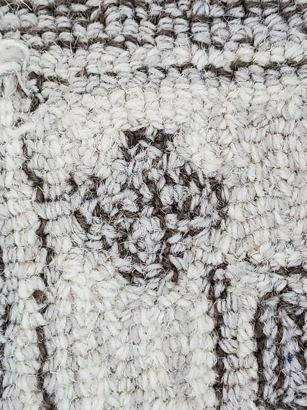 allen + roth Callaway 8 x 10 (ft) Tufted Wool Mocha Rectangular Indoor ...