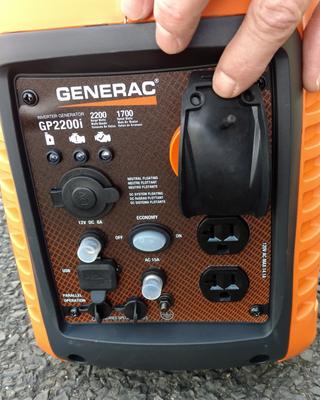 Generac GP 2200i 2200-Watt Gasoline Portable Inverter Generator at ...