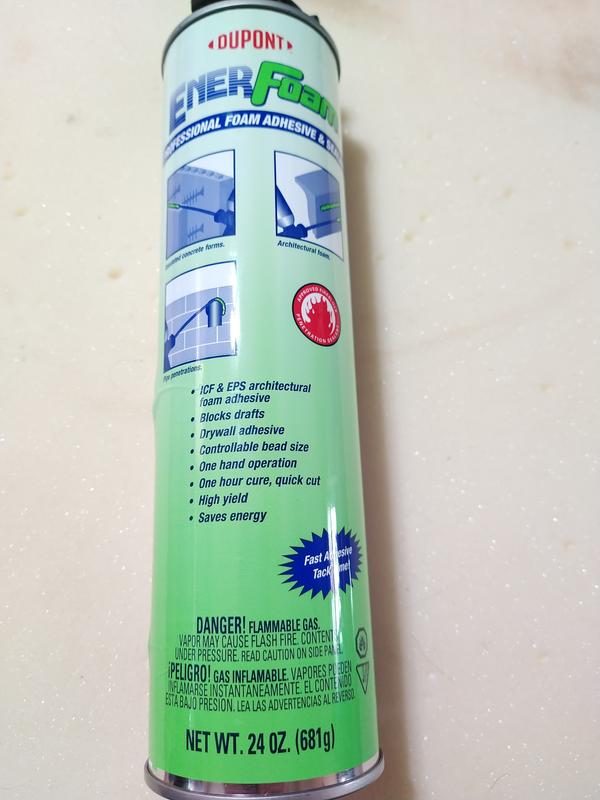 ENERFOAM 25 Professional Foam Sealant and Adhesive 24-oz Spray gun ...