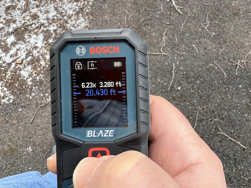 Shop Bosch BLAZE 165-ft Indoor Red Laser Distance Measurer with Backlit Display and Bluetooth ...