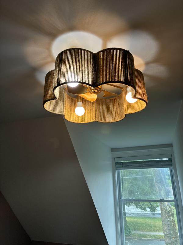 Matrix Decor DecoArt 17.7-in Antique Gold with Antique Gold Blades ...