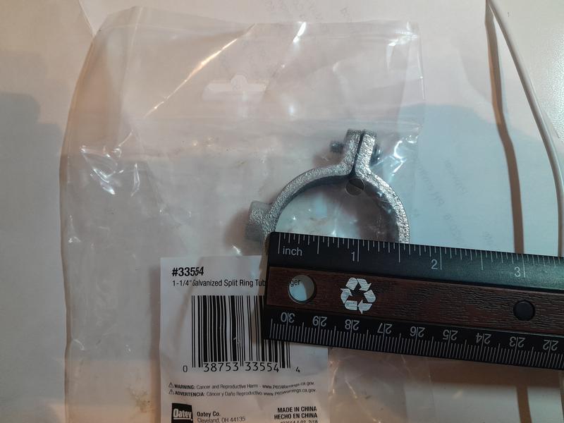 Oatey 1-1/2-in to 1-1/2-in dia Galvanized Split Ring Hanger 335554 at ...
