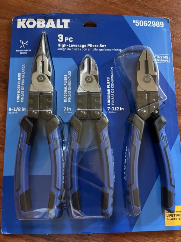 Kobalt High leverage plier set 3 in the Plier Sets department at Lowes.com