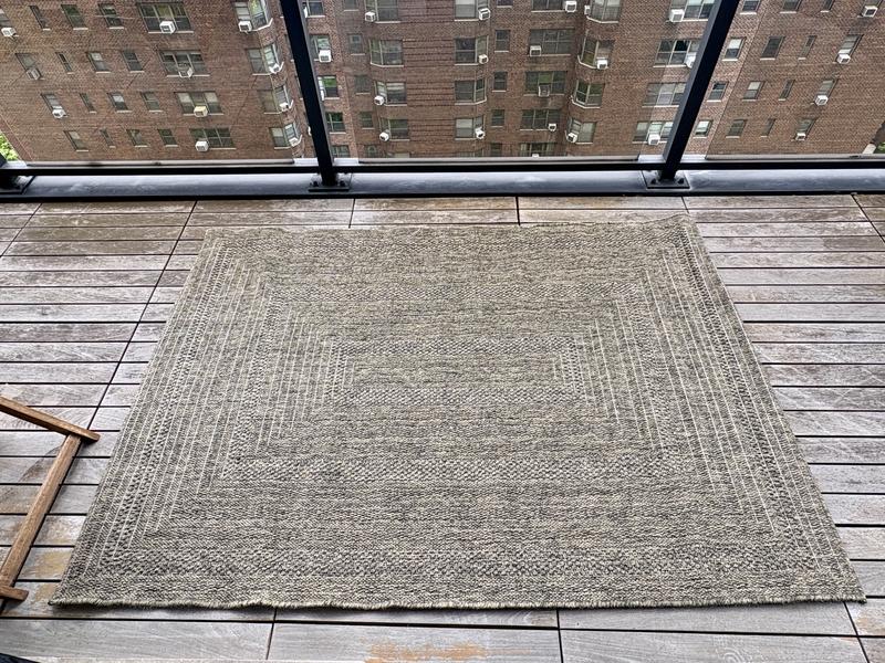Nourison Tulum 8' x 10' Brown Indoor/Outdoor Rug in the Rugs department ...
