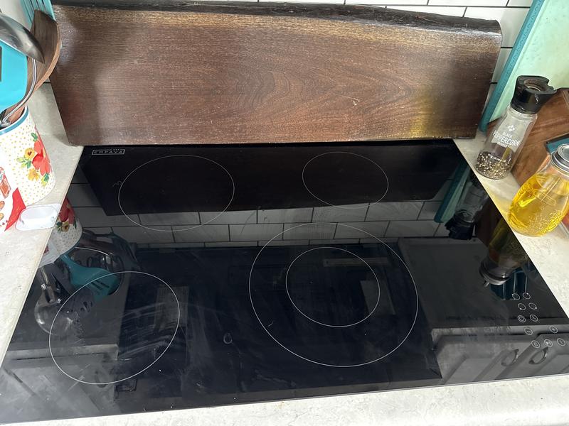 Empava 240V Flat Top Electric Stove 24-in 4 Burners Smooth Surface ...
