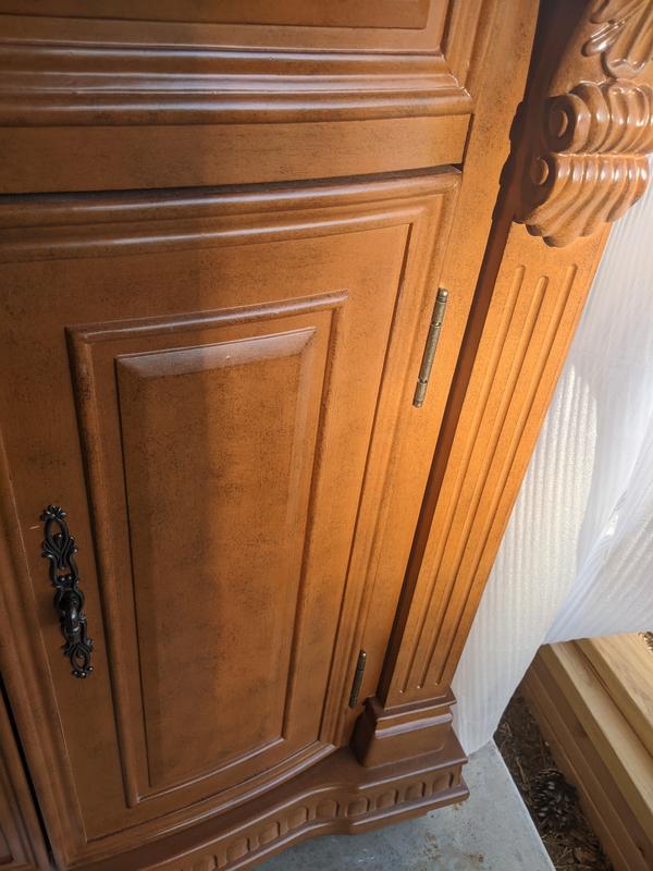 Silkroad Exclusive 85-in Cherry Undermount Double Sink Bathroom Vanity ...