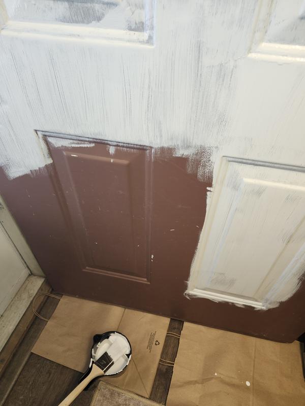 BACKDROP Semi-gloss Highline Shadow Deep, Warm Gray Cabinet and ...