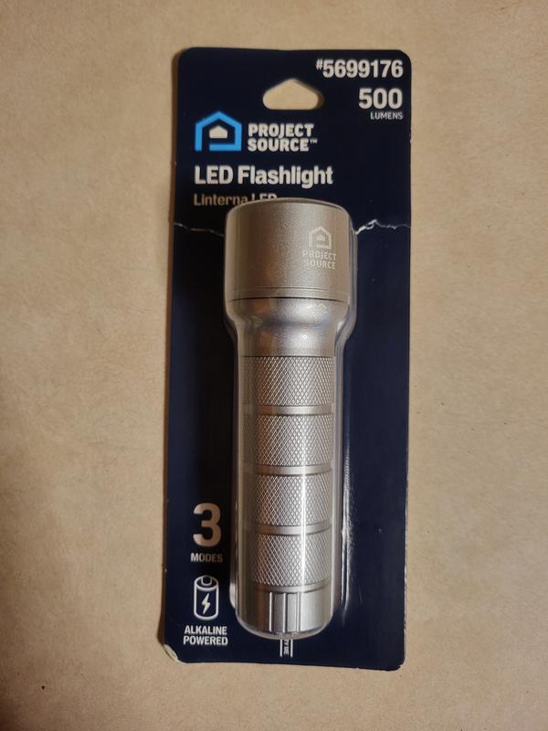 Project Source Slide Focus 500-Lumen 3 Modes LED Spotlight Flashlight ...