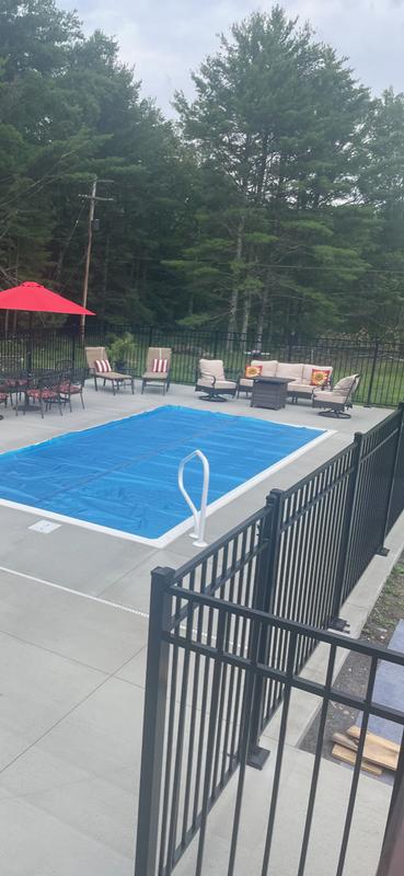 CATALYST New Haven 4-1/2-ft H x 4-ft W Black Aluminum Decorative Walk ...