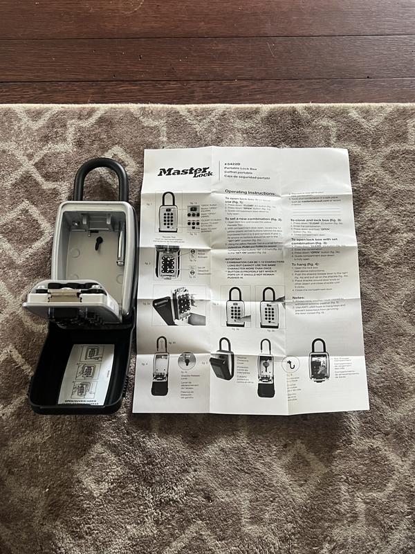 Master Lock Push Button Lock Box 5422DHCLWSFLR/8 at Lowes.com