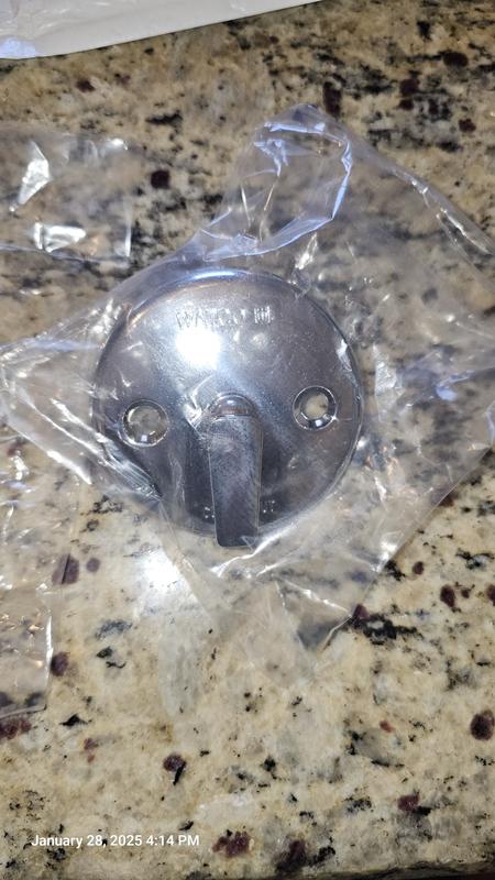 WATCO 3.25-in Chrome Triplever Face Plate with Screws 18702-CP at Lowes.com