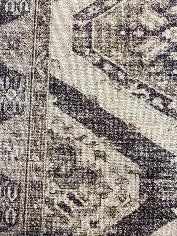 allen + roth 2 X 7 (ft) Grey Brown Indoor Distressed/Overdyed Machine ...