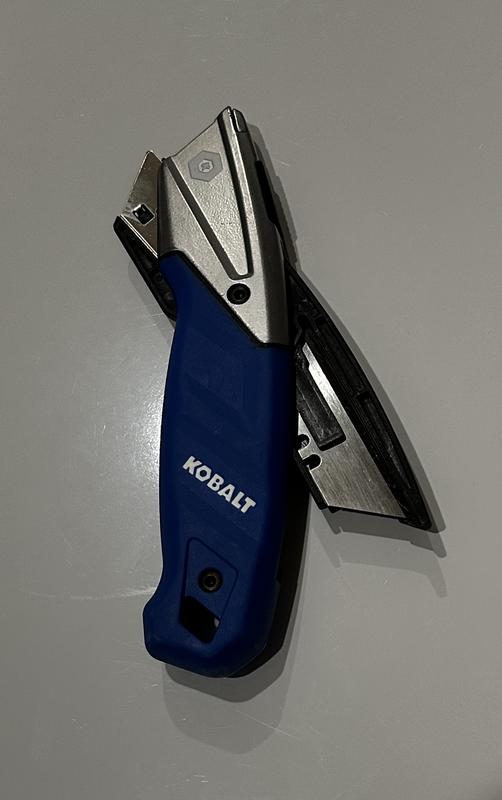 Kobalt Heavy Duty Fixed 3/4-in 3-Blade Box Cutter Utility Knife with On ...
