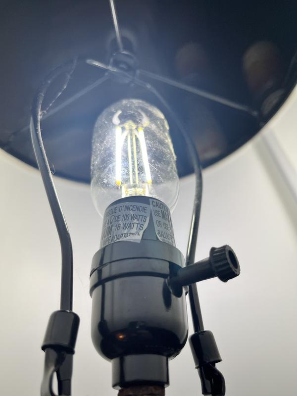 Utilitech 40 -Watt EQ T14 Soft white Screw bases Dimmable LED General purpose Light Bulb 3 -Pack ...