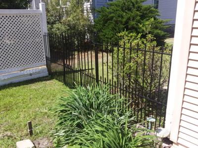 Ironcraft Powder-coated Fence Post in the Metal Fencing department at ...