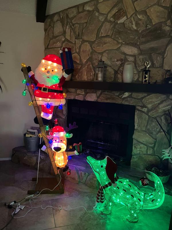 Holiday Living 22-in LED Crocodile Decoration W12L1070 at Lowes.com