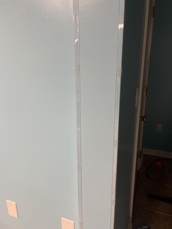 Miller LLC 0.075-in x 1.125-in x 96-in Clear Plastic Inside Corner ...