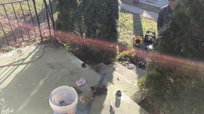 Gilpin Windsor/Patterson Steel Railing 3.125-in x 3.125-in Black ...