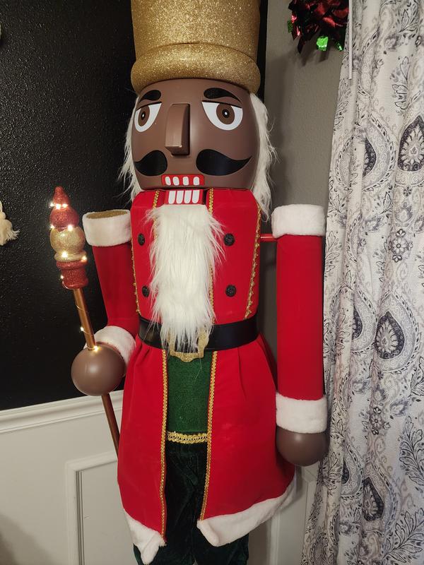 Holiday Living 7-ft Bluetooth Nutcracker Animatronic 93116 at Lowes.com