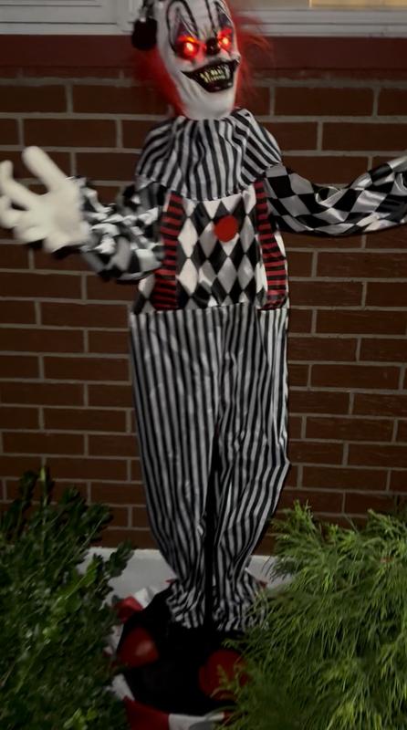 Haunted Hill Farm 5.9-ft Freestanding Motion Activated Talking Lighted ...