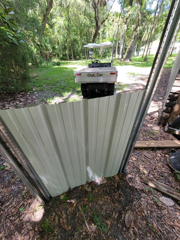 Proforce 7-1/2-ft H x 3-in W Galvanized Galvanized Steel Fence Post in ...