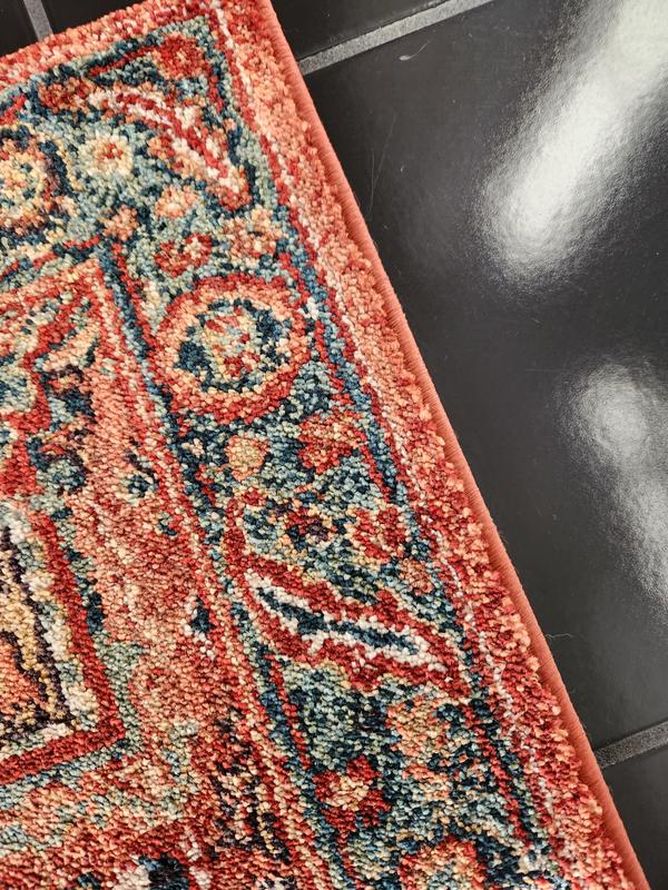 allen + roth with STAINMASTER Jezebel Performance 2 X 8 (ft) Garnet ...