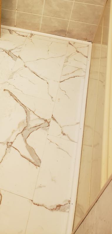 Pergo Rome Marble White Marble Look 22-mil x 12-in W x 24-in L ...