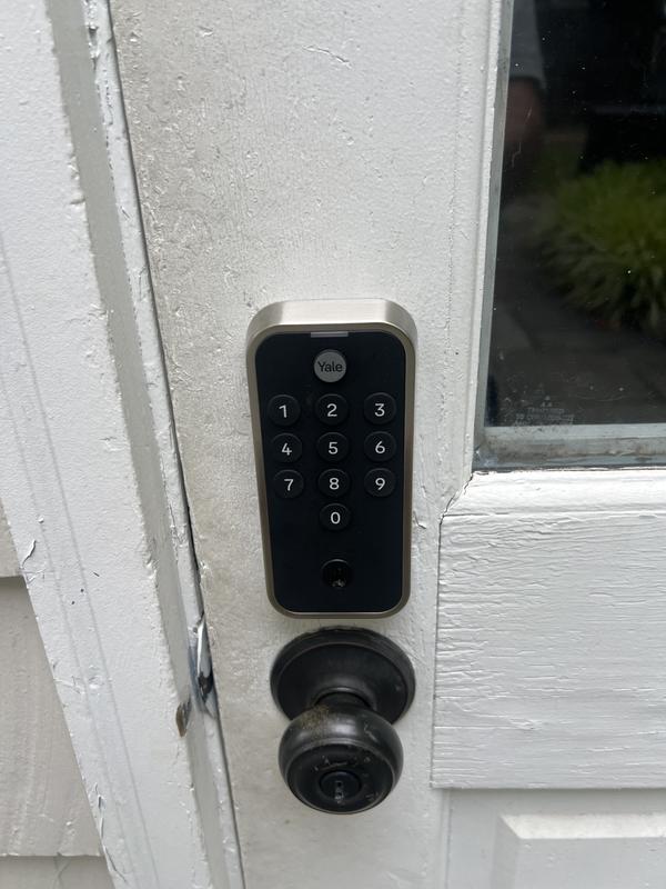 Yale Code Black Suede Electronic Deadbolt with Keypad YED210-NR-BSP at ...