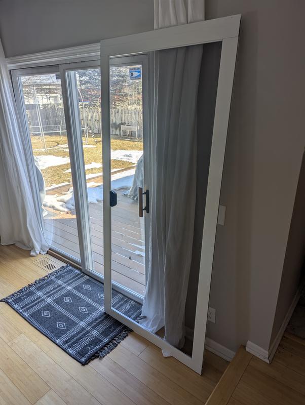 RITESCREEN Patio Doors Universal reversible Screen door 48-in x 80-in ...