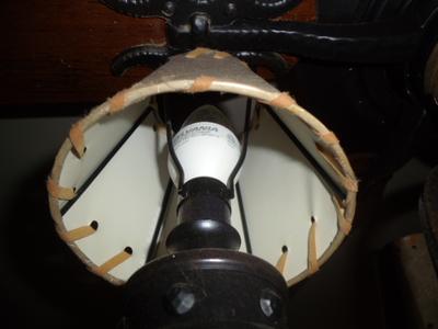 Hunter Adirondack II 52-in Brittany Bronze with Distressed Cherry ...