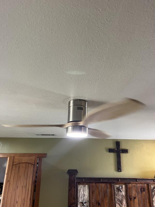 Sofucor 52k077 52-in White Color-changing Indoor/Outdoor Flush Mount ...