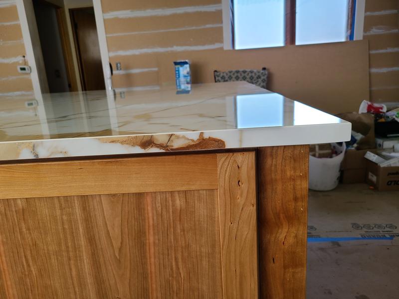 Derivati Paragon Ultra Compact Surface White Kitchen Countertop SAMPLE ...