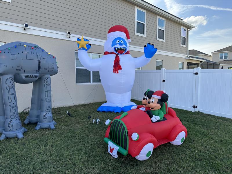 Gemmy 12-ft Lighted Bumble Christmas Inflatable at Lowes.com