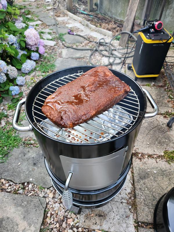 Master Forge 564-Sq in Black Vertical Charcoal Smoker CBS24032L at ...